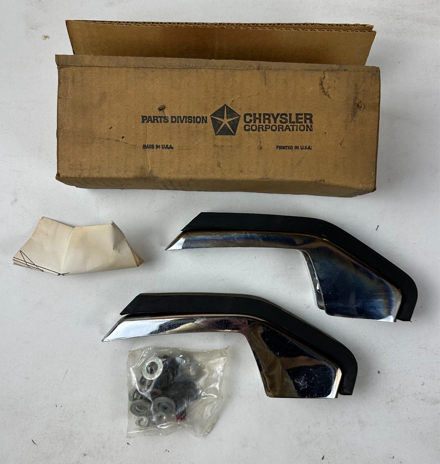 NOS Mopar Front Bumper Guard Package 1969 Plymouth Fury #2933651 ...