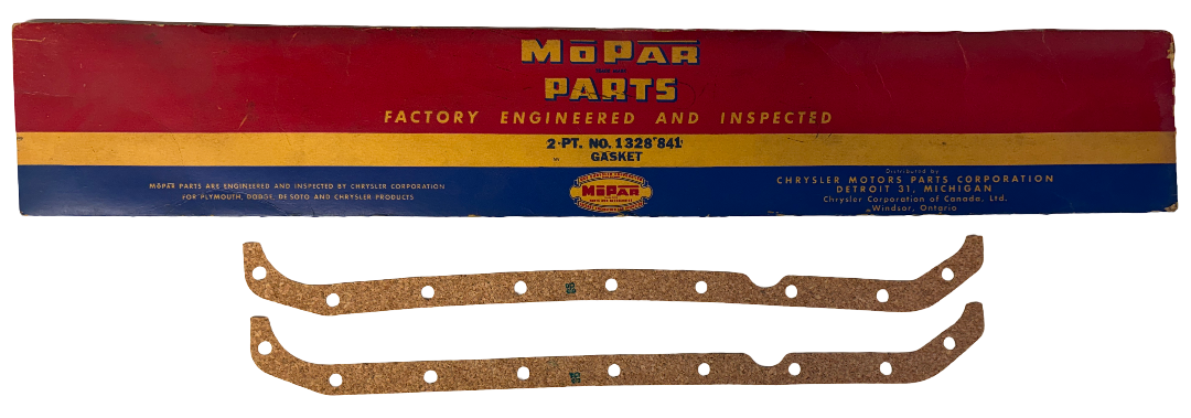 New Old Stock Oil Pan Side Gasket for 1953-54 Dodge V8 Models Mopar #1 ...