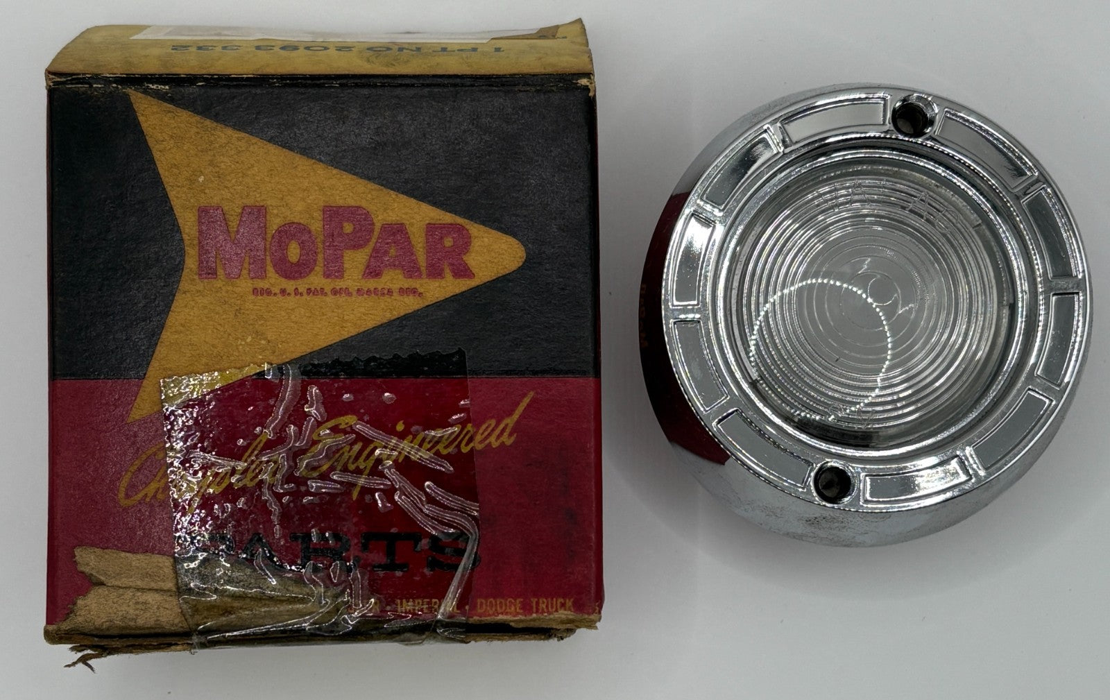 New Old Stock Back Up Lamp for 1960 Plymouth Valiant Models Mopar #209 ...