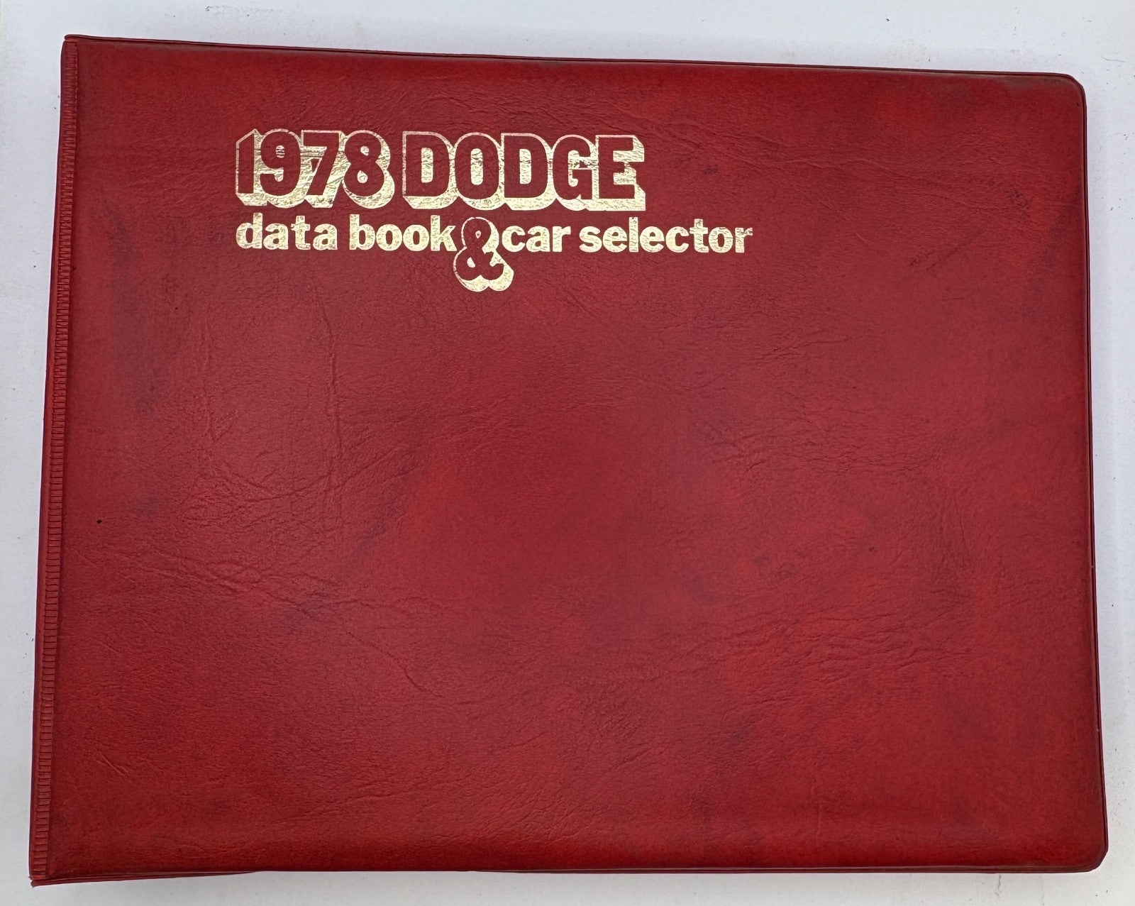 Original 1978 Dodge Data Book & Car Selector – Roberts Motor Parts