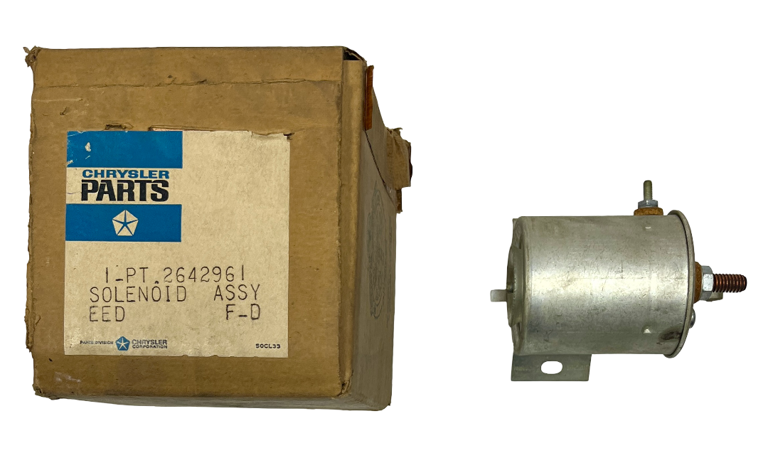 New Old Stock Transmission Starter Solenoid for 1961-73 Models Mopar ...