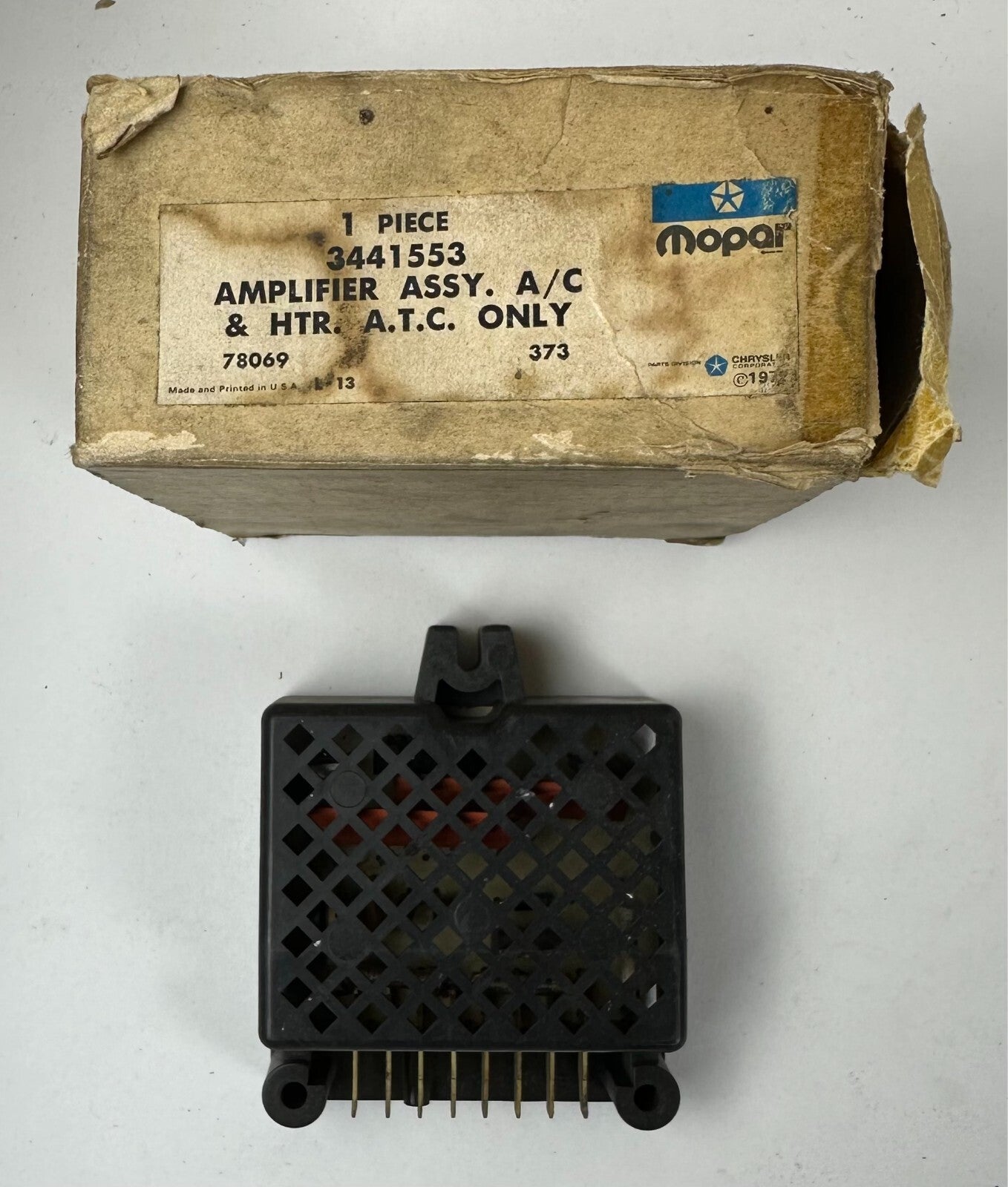 NOS Mopar Auto Temp Amplifier 1971-4 Chrysler & Imperial #3441553 ...