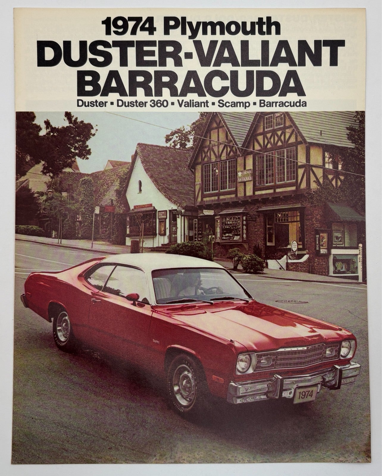 Original 1974 Plymouth Duster-Valiant Barracuda Sales Brochure #81-005 ...